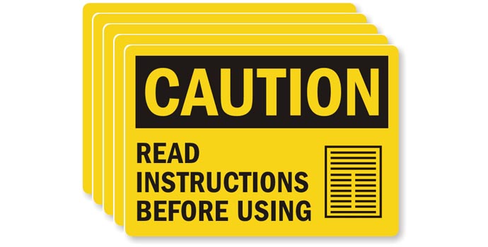 Manufacturer’s Instructions